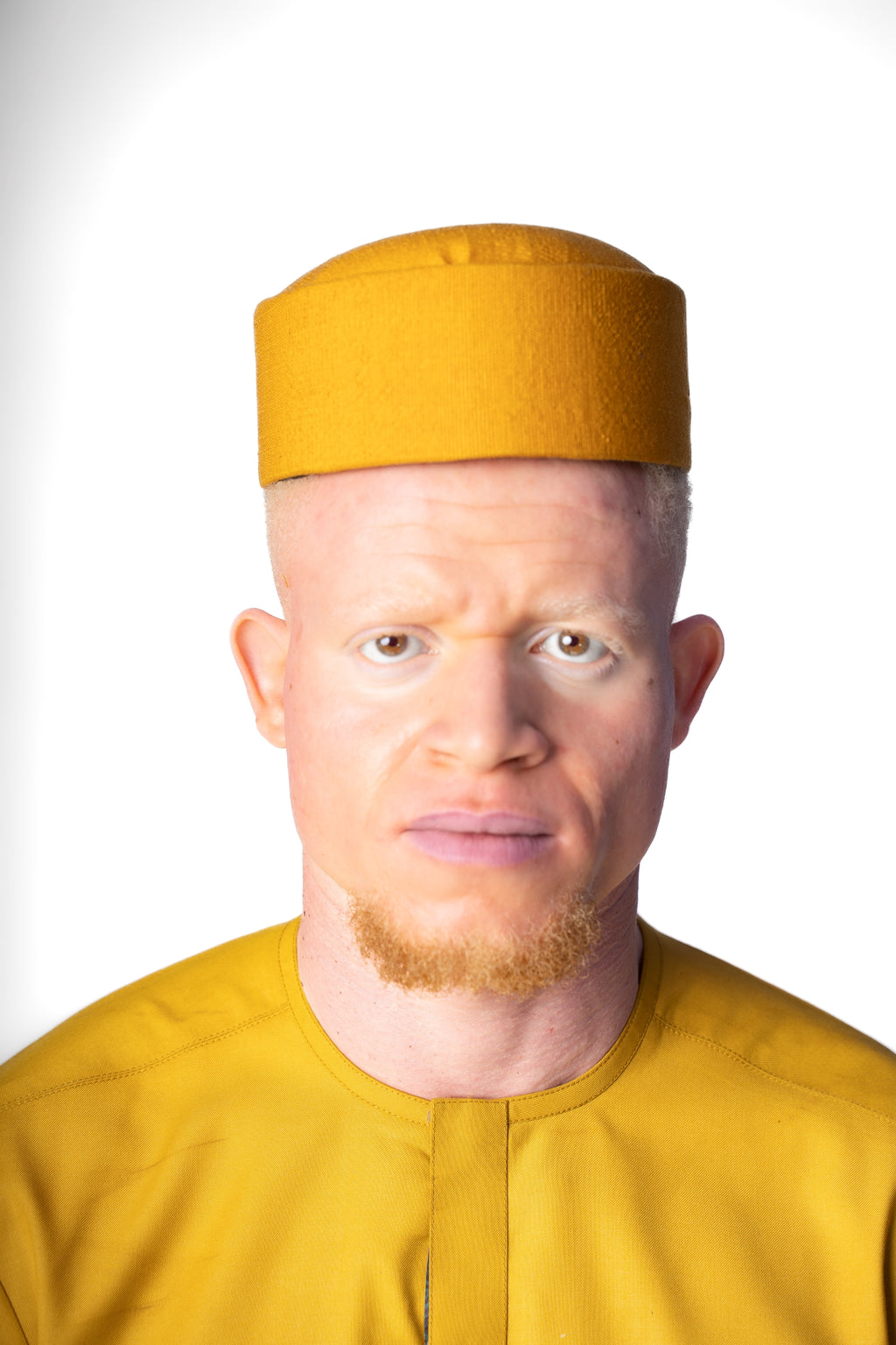 Traditional Hand Woven Cotton Awolowo Fila Hat in Gold – AJADI